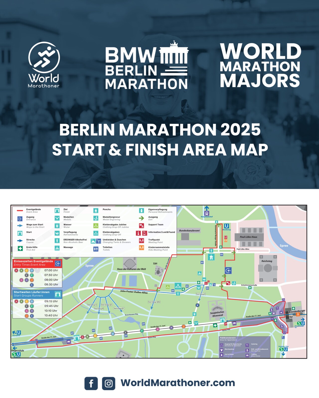 Berlin Marathon 2025: Start Area Guide - World Marathoner